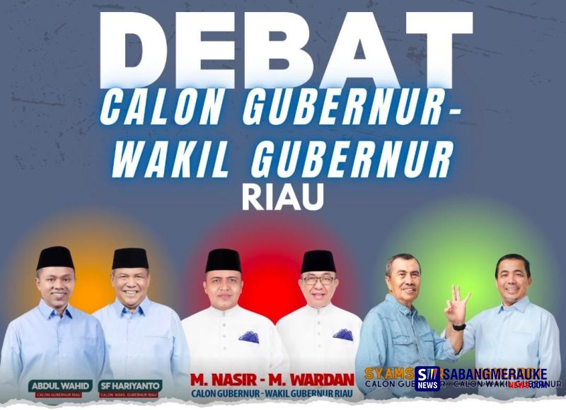 Nasir Serang Abdul Wahid di Debat Calon Gubernur Riau: Desa ...