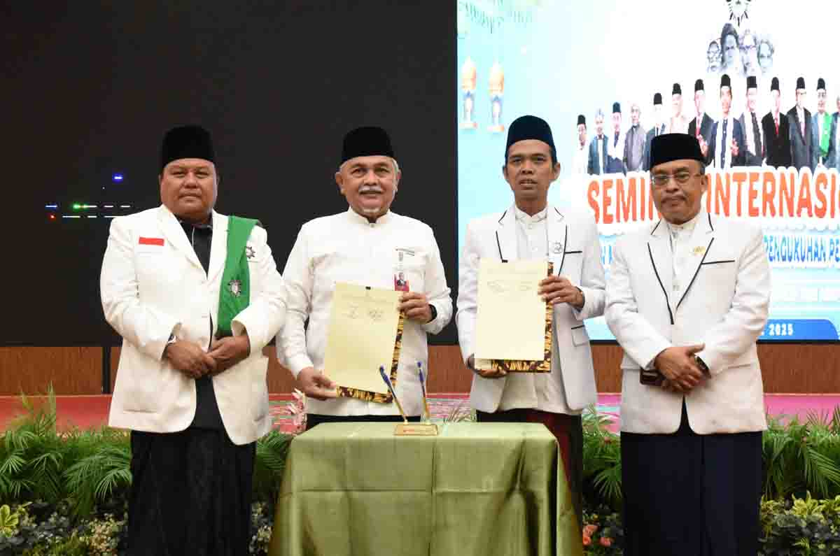 BRK Syariah Lakukan MoU dengan LP3N Perti dan Disaksikan oleh Menteri Agama