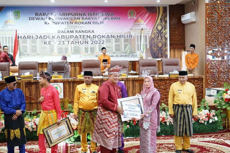 Pejuang Pembentukan Kabupaten Rohil Didoakan di Paripurna Hari Jadi 23 ...